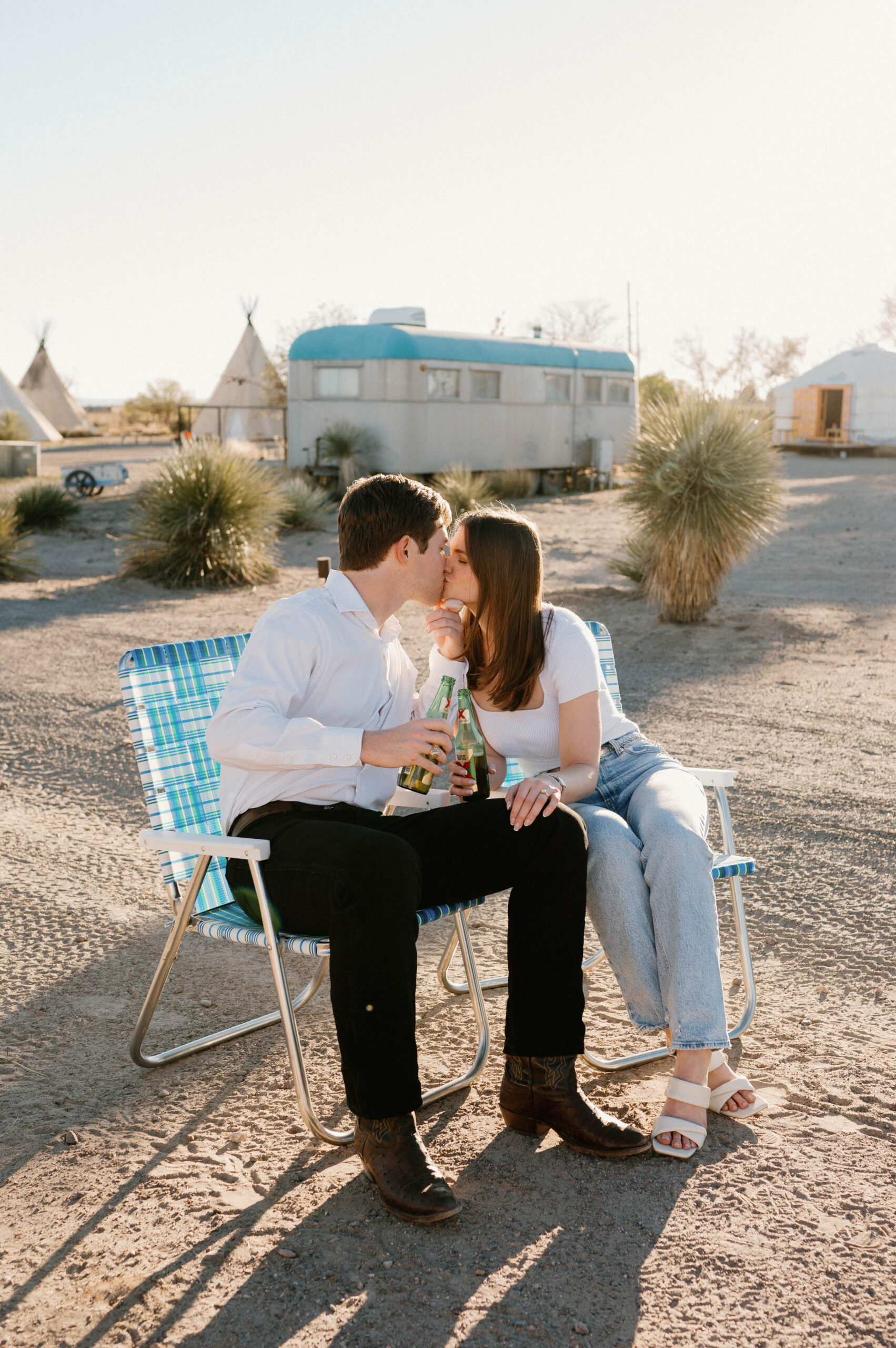 Marfa, Texas Engagement Photos || Nicole + Jesse