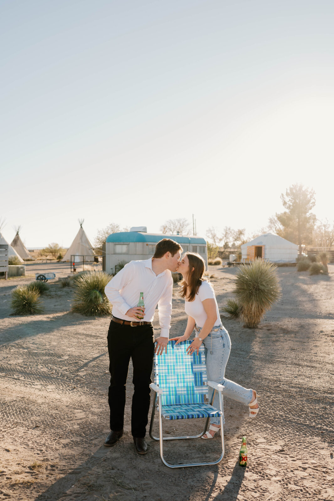 Marfa, Texas Engagement Photos || Nicole + Jesse